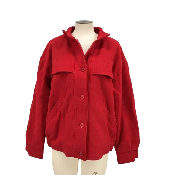 Woolrich | Jackets & Coats | The Woolrich Woman Red Full Zip Jacket ...